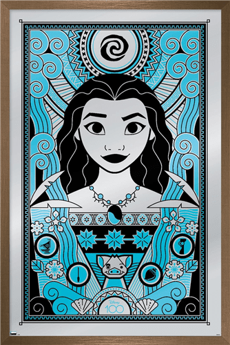 Disney 100th Anniversary - Deco-Luxe Moana Wall Poster, 22.375" x 34 ...