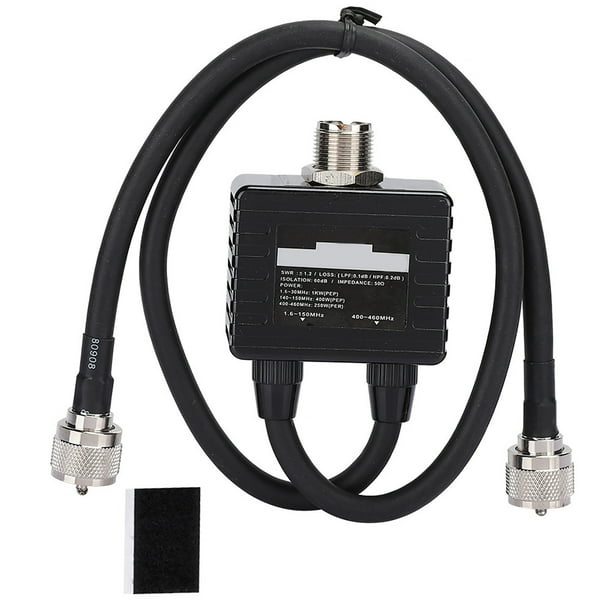 HAM Combiner, Antenna Duplexer VHF UHF ABS Dual Band Low Insertion Loss ...