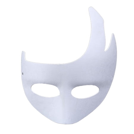 Youkk DIY White Mask Halloween White Plain Paper Full Face Opera ...
