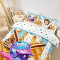 Castle Fairy Abstract Baseball Helmet Duvet Cover Queen, Crossed Bat ...