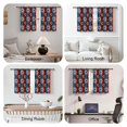 Basketball and Lightning Red Pattern Blackout Curtains,Triple Weaved ...