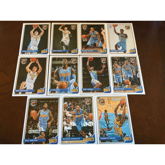 2015-16 NBA Panini Complete Denver Nuggets Team Set w RC - Walmart.com