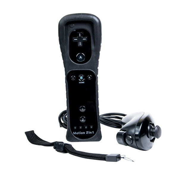 Control Compatible Wii Mote Motion Plus y Nunchuck Virtual Zone Negro ...
