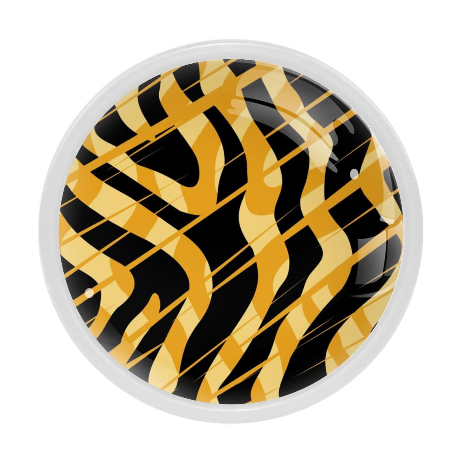 4 Pcs Tiger Skin Texture Knobs for Kitchen Cabinet Cupboard Dresser ...