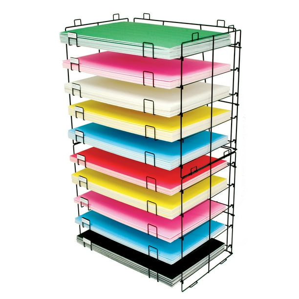 BAZIC Foam Board Display Rack 10-Slots, Art Drying Racks 56"x32"x21.5 ...