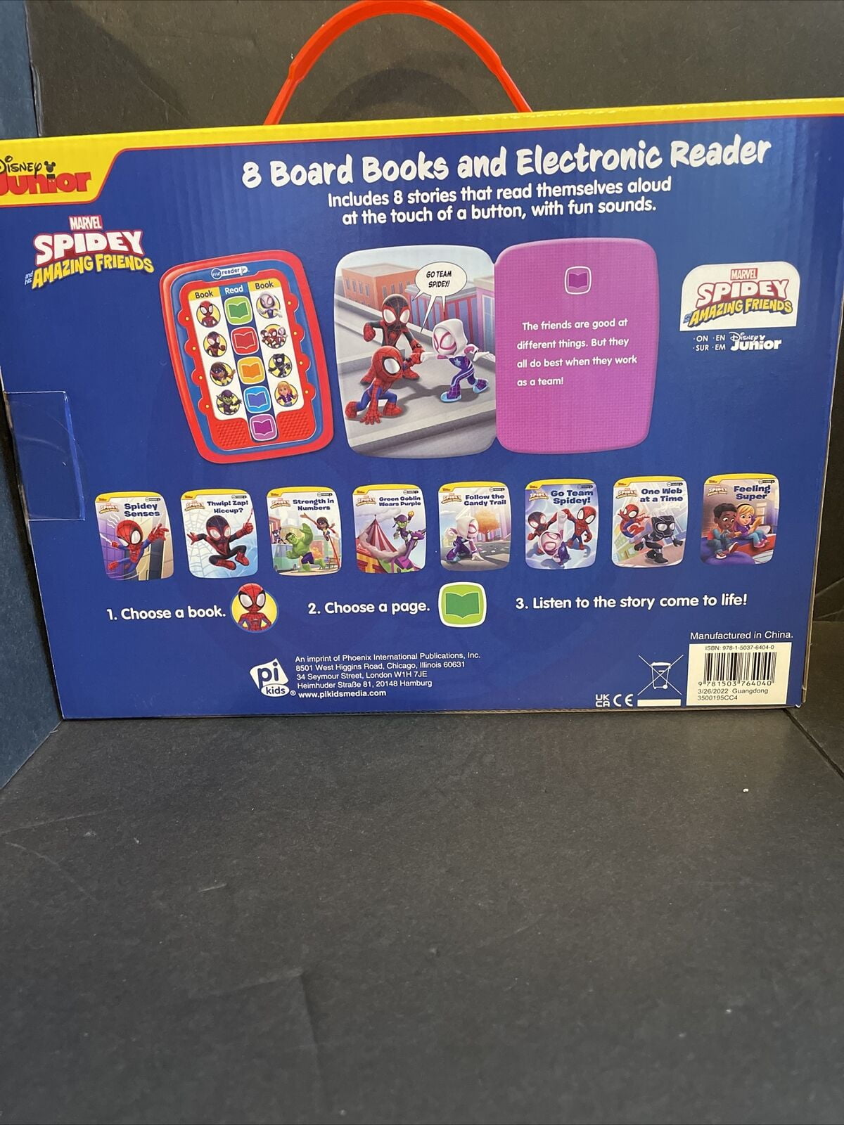 Buy Marvel Spidey and His Amazing Friends: Me Reader Jr 8 Board Books ...