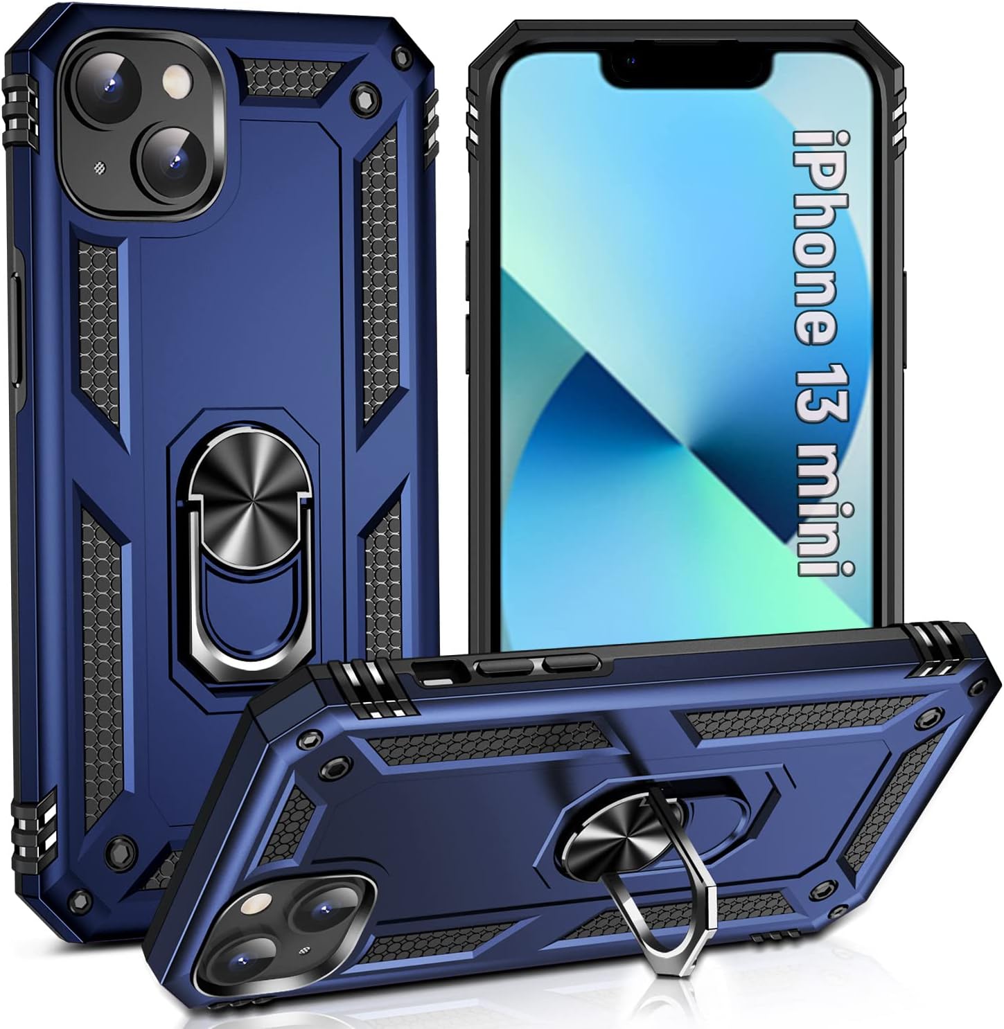 13 Mini Cover:iPhone 13 Mini Phone Case,Drop Resistant, Heavy Duty ...