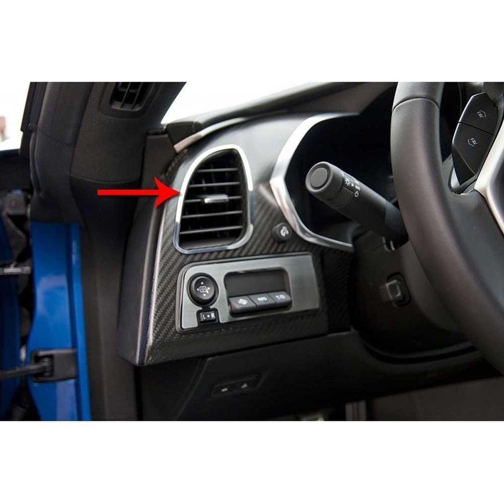 C7 Corvette Stingray Dash A/C Vent Trim 2Pc - Polished - Walmart.com