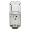 Neyseki German Waterproof Outlet IP66 Weatherproof In Use Socket Toggle ...