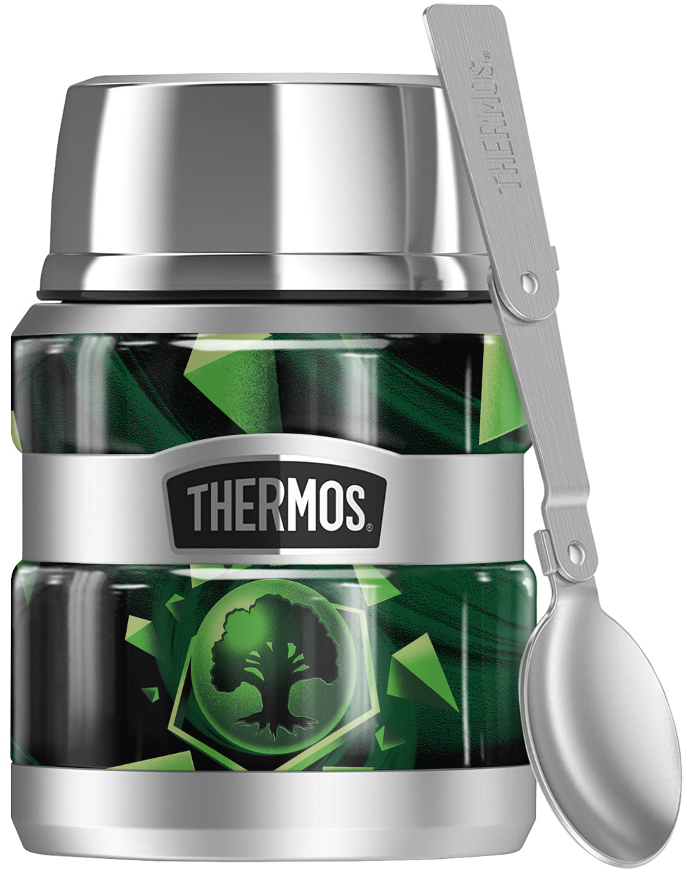 Magic The Gathering Green Mana Stylized THERMOS STAINLESS KING ...