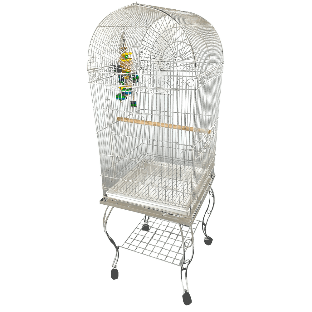 A and E Cage Co. Dome Top Bird Cage-Pure White - Walmart.com - Walmart.com