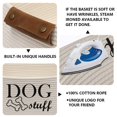 Brabtod Square Dog toy basket storage Cotton Rope Storage Basket Pet ...