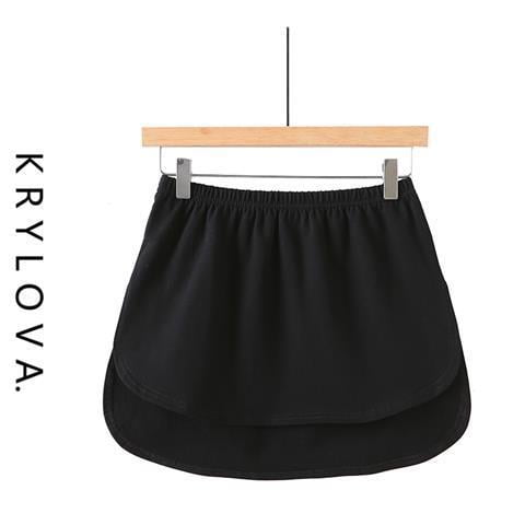 Caitzr Women's Adjustable Layering Fake Tops Lower Sweep Shirts ...