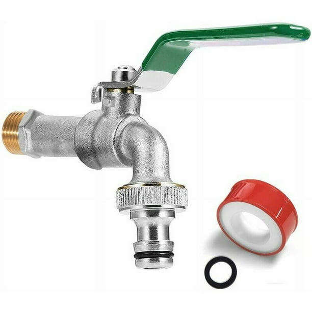 IBC Tank Faucet 1000L 1/2", Rainwater Collector Faucet, IBC Tank ...