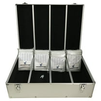 CheckOutStore Black Aluminum CD/DVD Organizer Storage Box (Holds 1000 ...