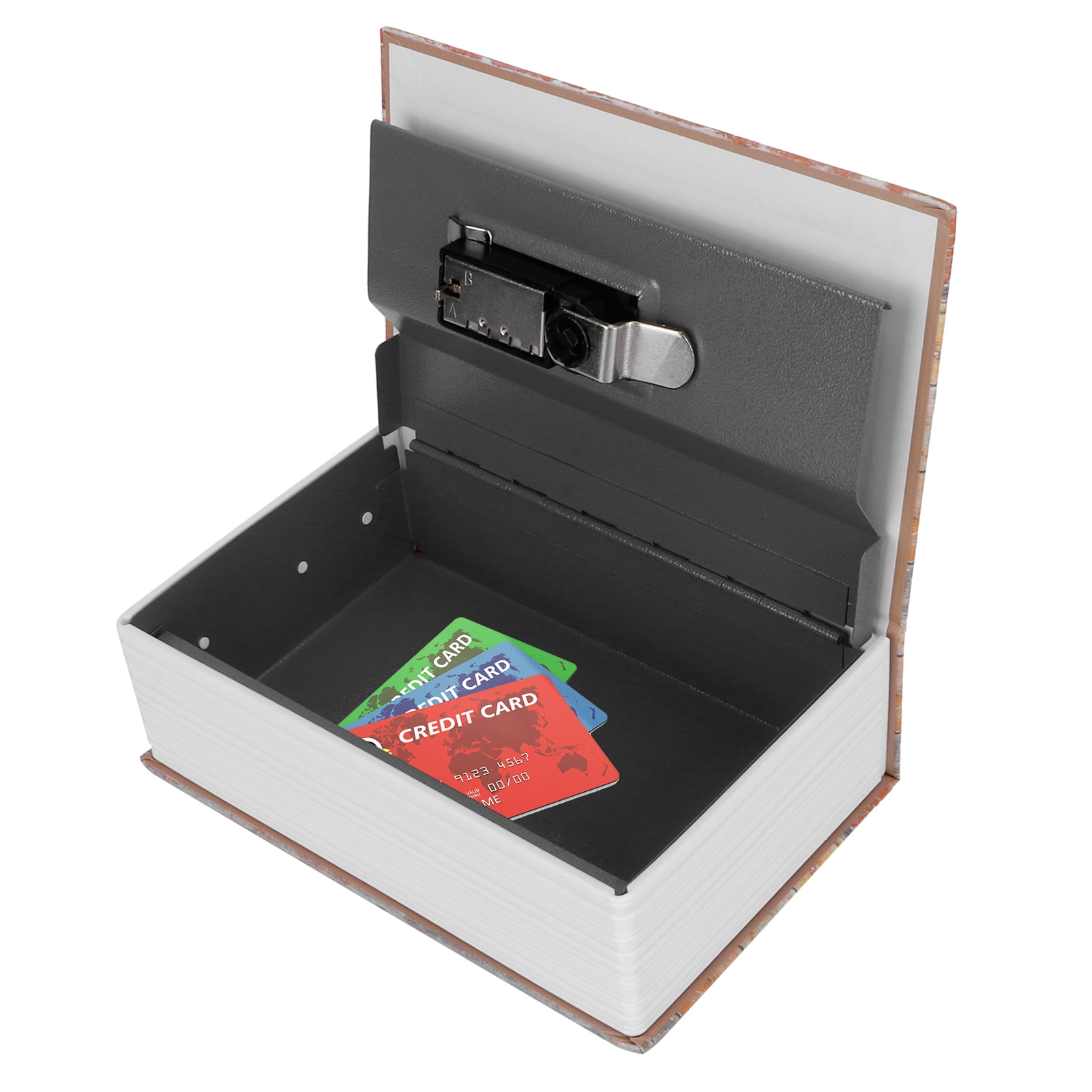 Click here for Liyjtk Book Safe With Key Lock  Portable Metal Saf... prices