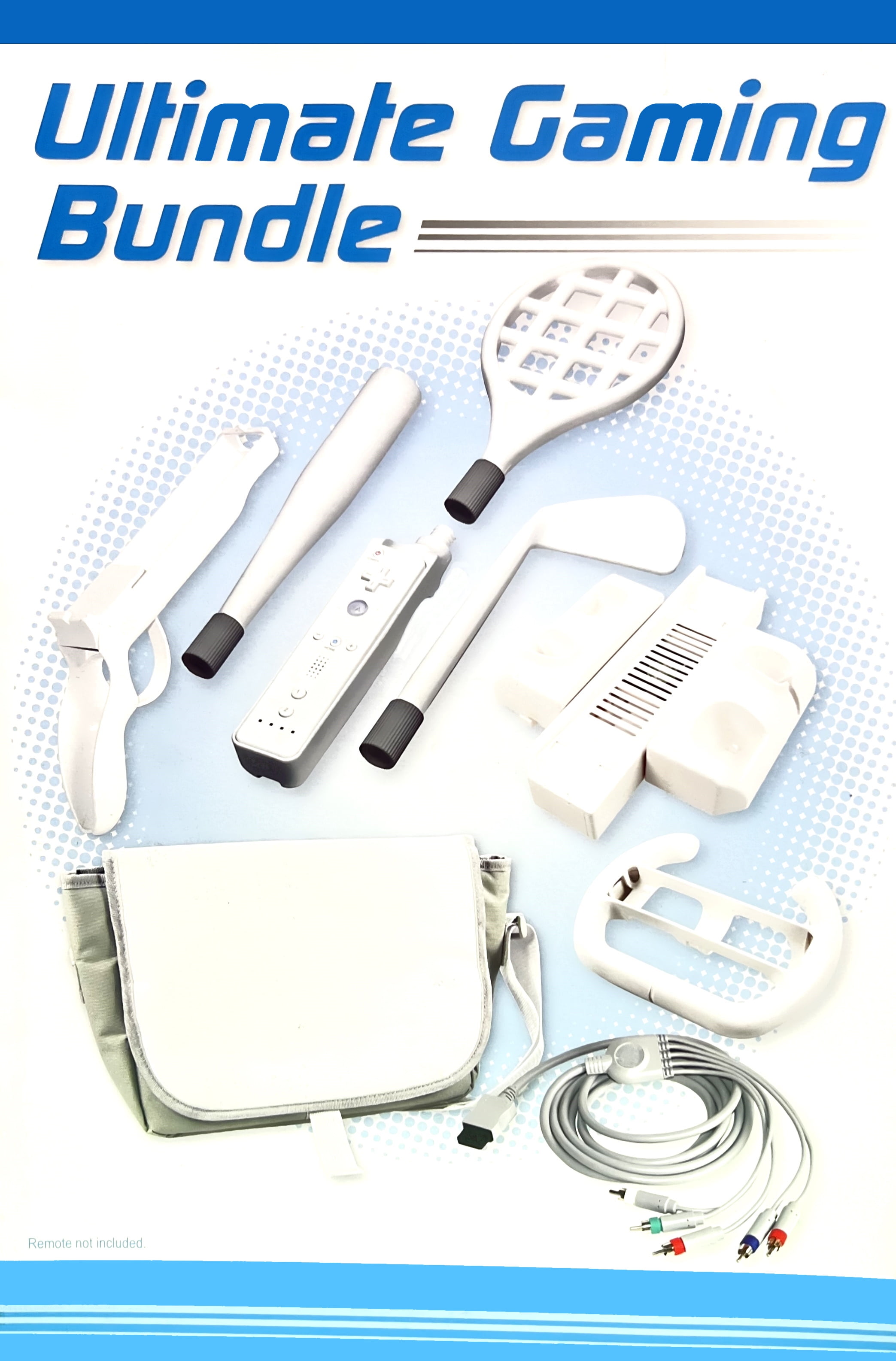 DELUXE GAMING BUNDLE FOR NINTENDO WII (STAND, BAG, SPORTS KIT), Colors ...