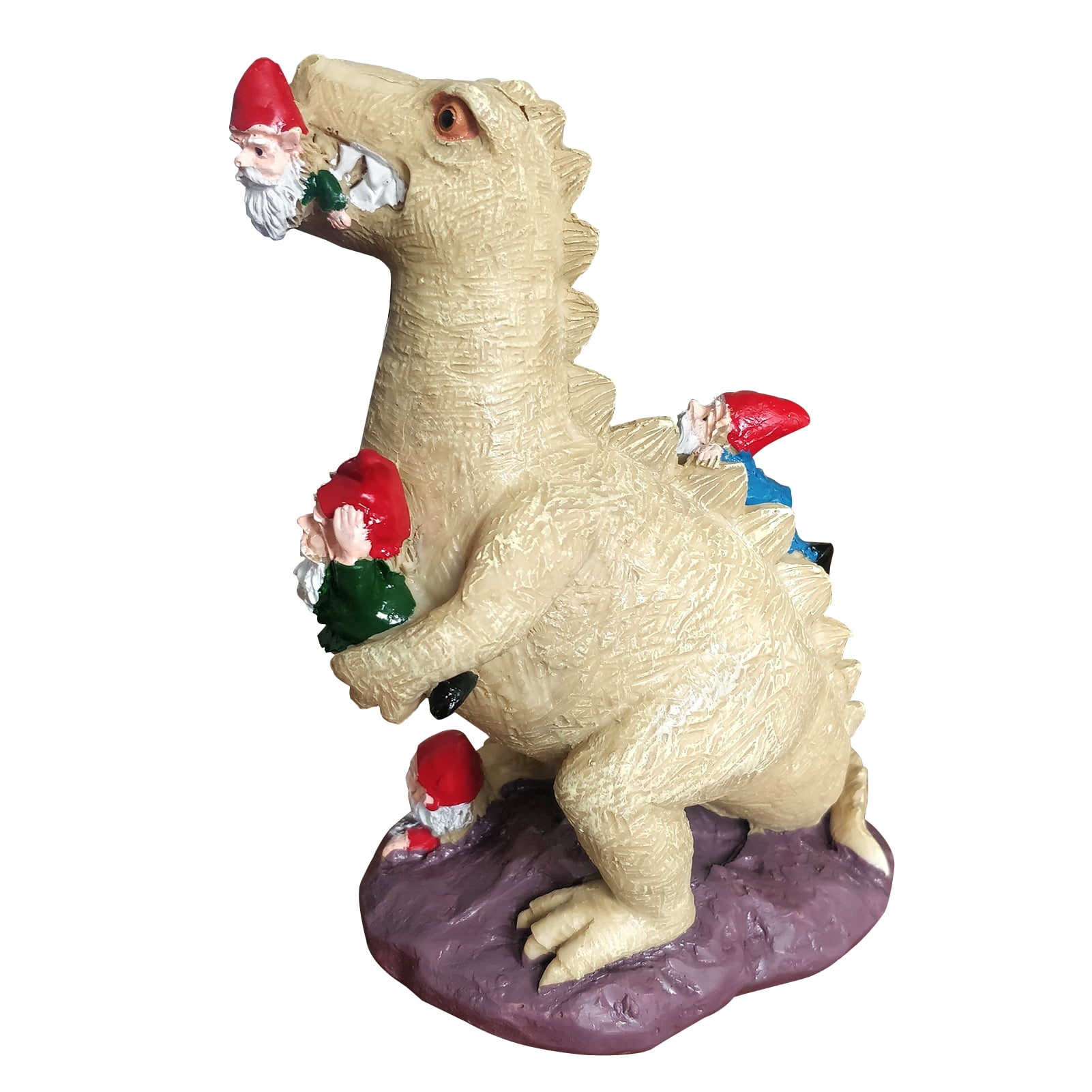 Garden Decor Durable Yard Home Office Eating Gnomes Resin Ornament ...