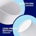 400 Pack 8 oz Disposable Paper Coffee Cups, White Paper Hot Coffee Cups ...
