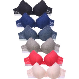 Spdoo Front Closure Bra for Women,Full Coverage Lace Bras 3 Pack 42 ...