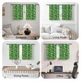 Alien and Pizza Bright Green Pattern Blackout Curtains,Triple Weaved ...