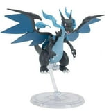 Jazwares, Pokemon Figure, Mega Charizard X, 6-inch Super-Articulated ...