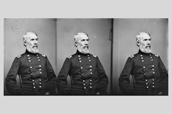 Print: Portrait Of Maj. Gen. Edwin V. Sumner, Officer Of The Federal ...