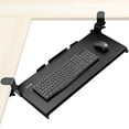 Large Pull Out Keyboard Tray for Corner Desk, 27 (33 Including Clamps ...