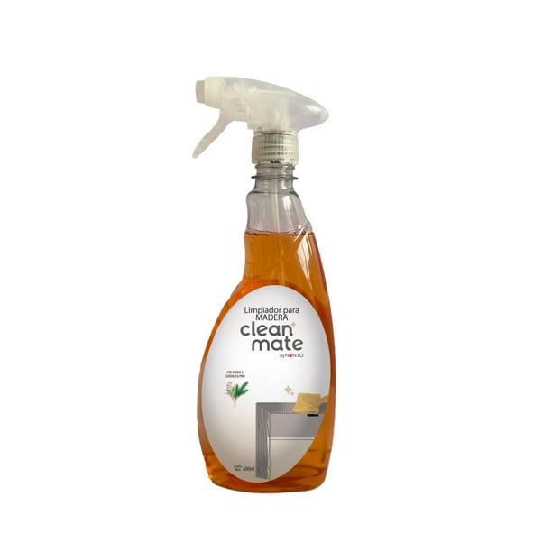 CleanMate Madera 600 ml | Limpiador para Madera con Aroma a Sándalo y Pino | Bodega Aurrera en línea