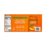 bettergoods Orange Mango Flavored Sparkling Water, 12 fl oz, 8 Cans - Walmart.com