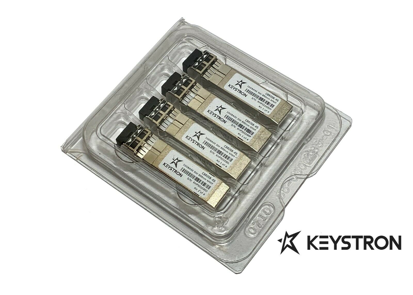 HP Compatible C8R25B MSA 10Gb Short Range iSCSI SFP+ 4-Pack Transceiver ...