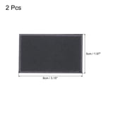 Uxcell Solid Grey Flag Patch Flags Embroidered Patches 3.15x1.97 Inch ...