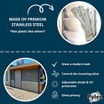Deck Sunblind System 11070, Louvers Bracket Shutter Hardware Kit, Up to ...