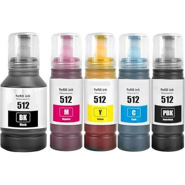 Cisinks 600mL Replacement Refill Ink Bottle Set Compatible for PGI-280 ...