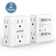 GoGreen Power 6-Outlet Wall Tap, Tan, 16000TT - Walmart.com