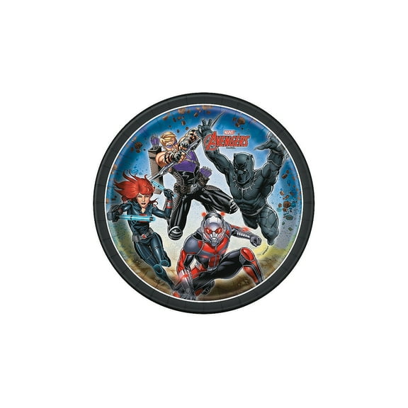 Avengers Round 9" Dinner Plates, 8Ct - Party Supplies - 8 Pieces ...