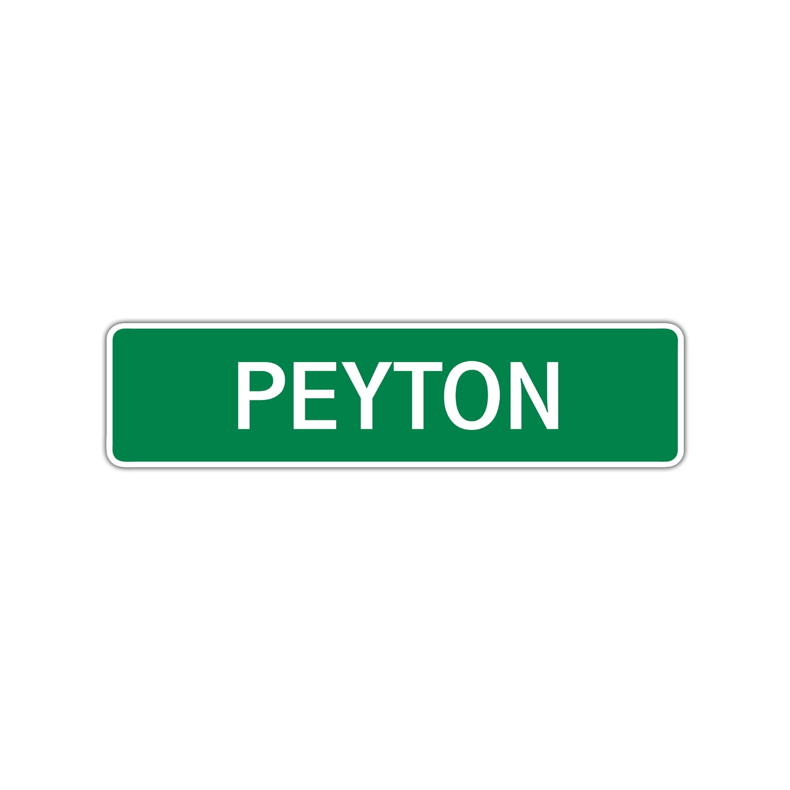 Peyton Boys Letter Printed Label Children Name Indoor Outdoor Wall ...