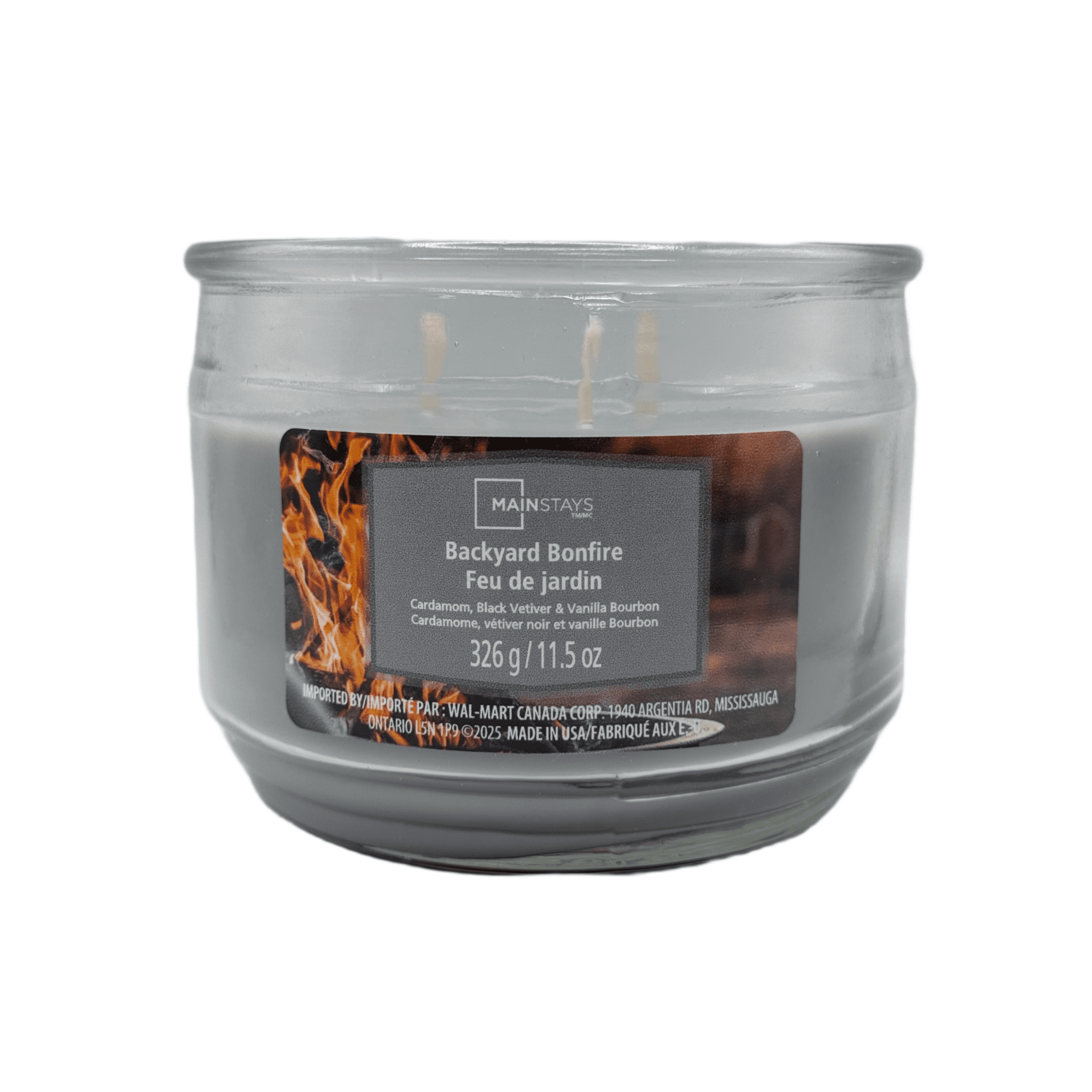 Click here for Mainstays Pl Backyard Bonfire Scented 3-Wick Glass... prices