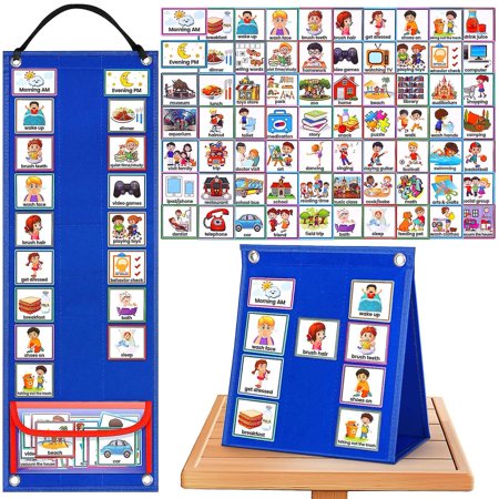 Tableau de Routine Quotidienne pour Enfants avec 70 Cartes, Autisme ...