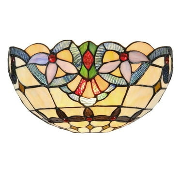 CHLOE Lighting BERTRAM Tiffany-style 1 Light Victorian Indoor Wall ...