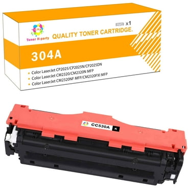 Toner H-Party Compatible 304A Toner Cartridge Replacement for HP CC530A for Use with Color ...