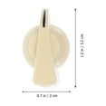 UPGRATOR 12Pcs Beige Plastic Guitar Volume Control Knobs Replacement ...