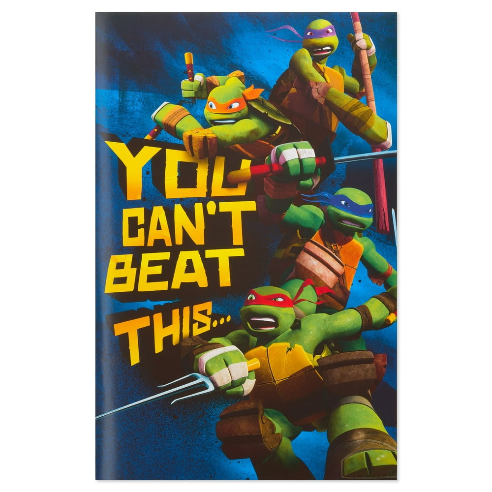American Greetings Teenage Mutant Ninja Turtles Birthday Card for Boy ...
