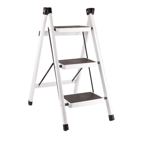 Step Ladder Folding 3 Steps Non Slip Waterproof Rustproof Household ...