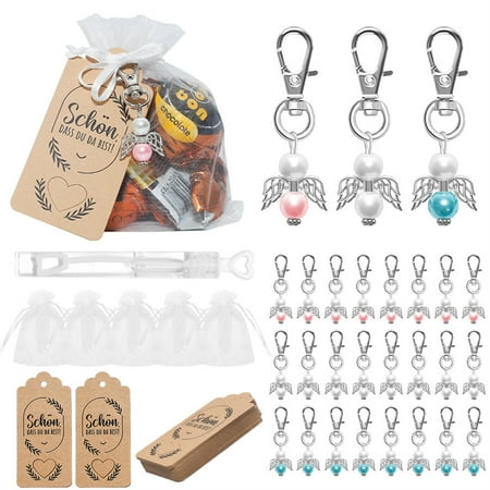Tongliya 30 Piece Metal Guardian Angel Candy Bags Set Wedding Birthday ...