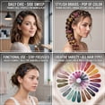 Assorted 120 Metal Snap Hair Clips in Vibrant 40 Colors for All Ages ...