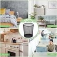 8 Pieces Mesh Trash Can Round Mesh Waste Basket Mesh Garbage Bin 3 ...