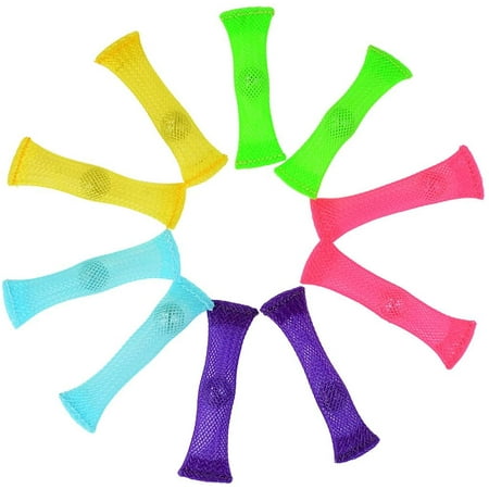 FIDGET TOY(Package of 10, 5 colors) Stress Relieve toy, Focus Enhance ...