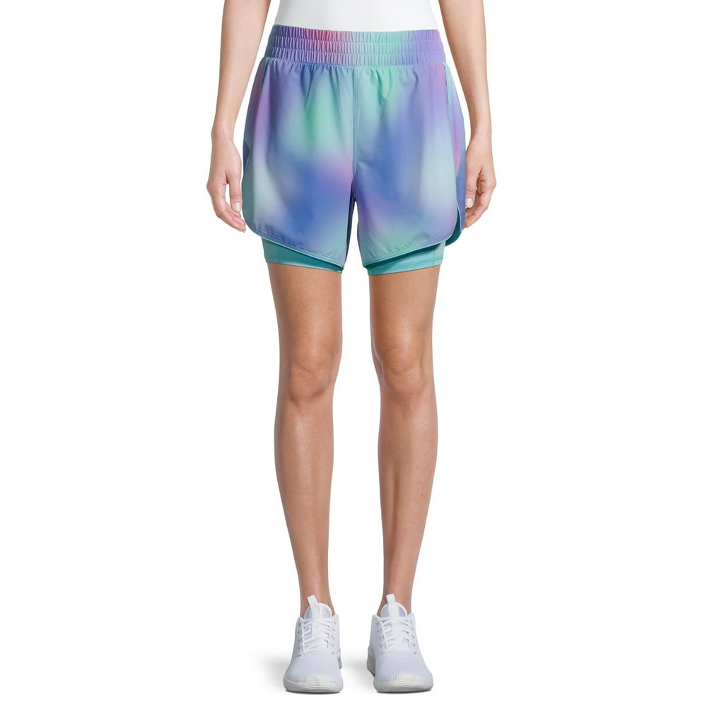 Avia - Avia Women's Running Shorts with Bike Liner - Walmart.com ...