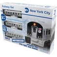 Daron New York City MTA Subway Battery Operated Train Set with Track (3 ...